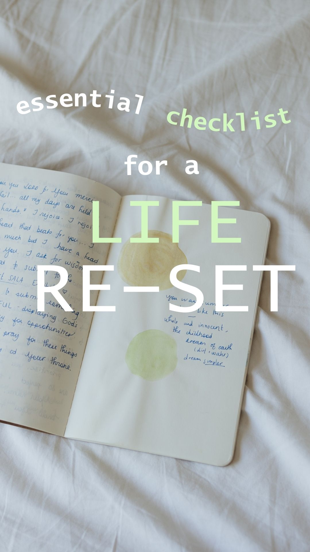 Life Reset Checklist: Journalling Prompts | Seaglass